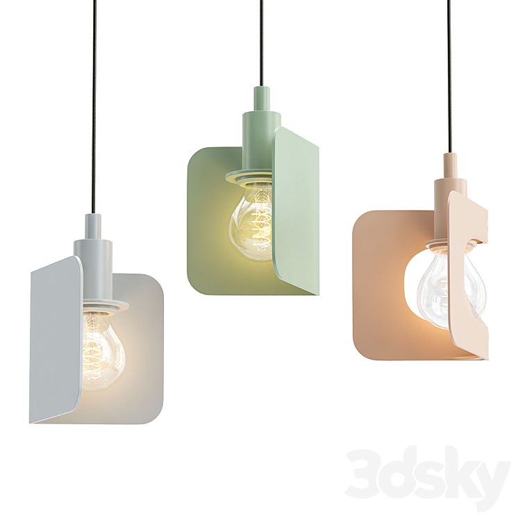 CORNER - Pendant light - 3D model