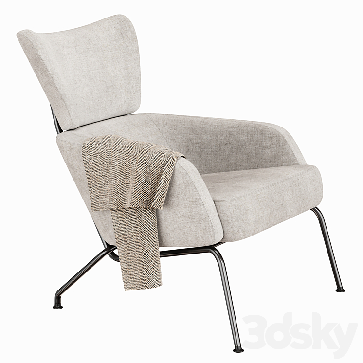 harvink clip lounge armchair - Arm chair - 3D model