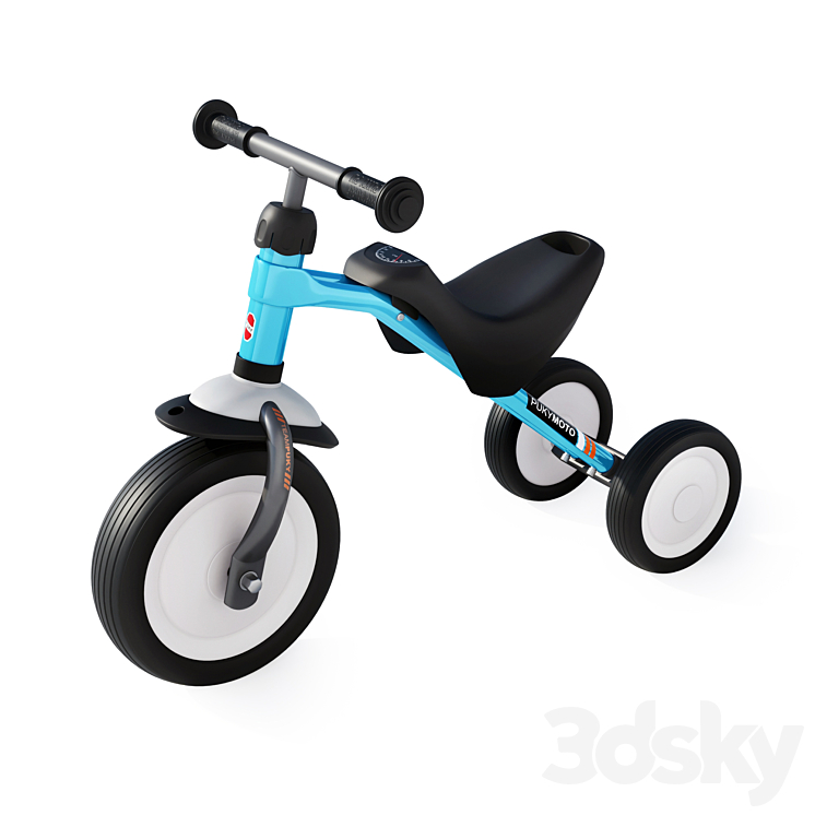 Runbike Puky Pukymoto 3040 Blue - Ground Transport - 3D model