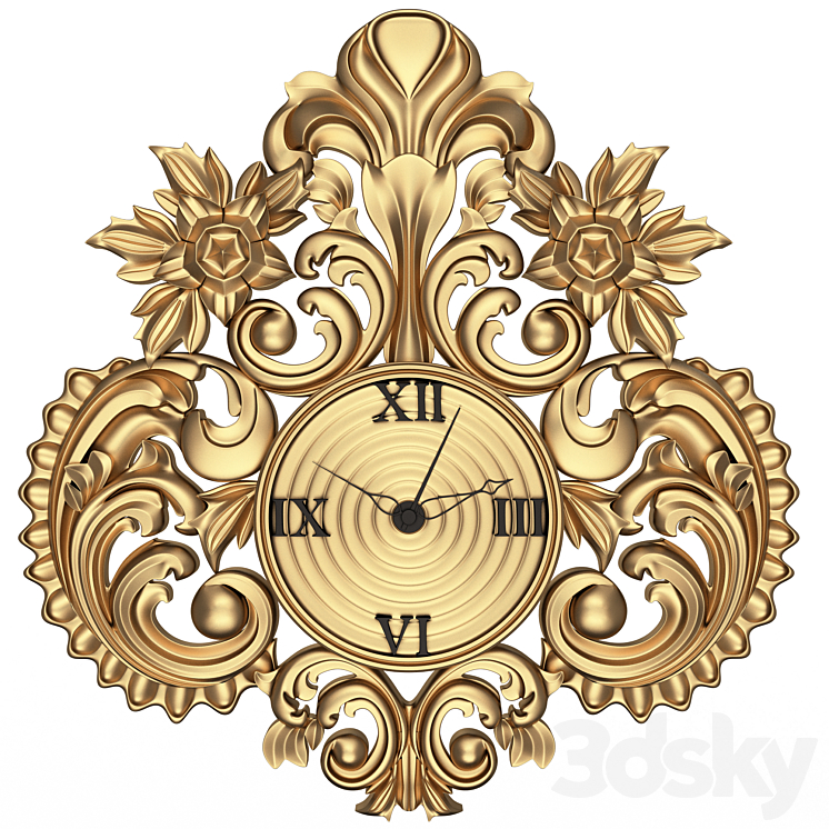 Classic wall clock - Watches & Clocks - 3D model