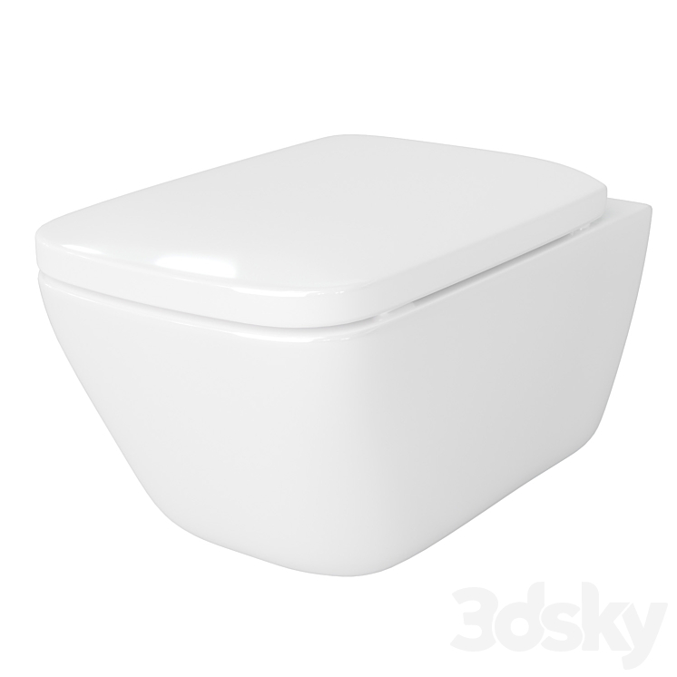 Gsi Sand - Toilet and Bidet - 3D model