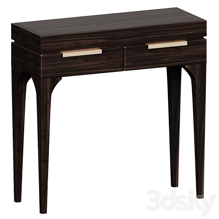 Bridge console with 2 drawers - Table - 3D model