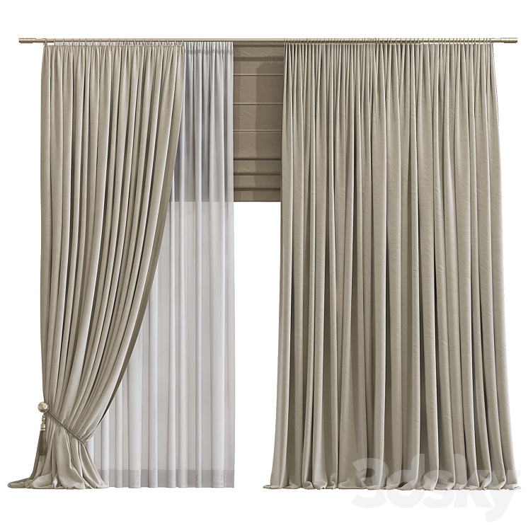 Curtain 947 - Curtain - 3D model