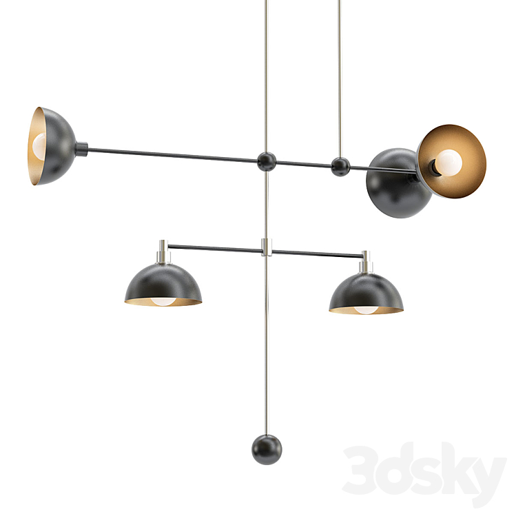 TRAPEZE PENDANT - Pendant light - 3D model