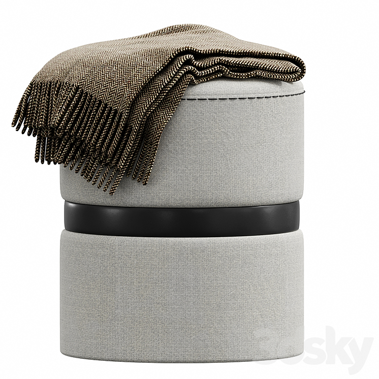 Pouf Edson by Laskasas - Other soft seating - 3D model