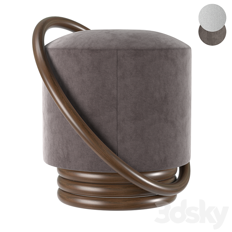 Smile Pouf Porada Millia shop - Other soft seating - 3D model