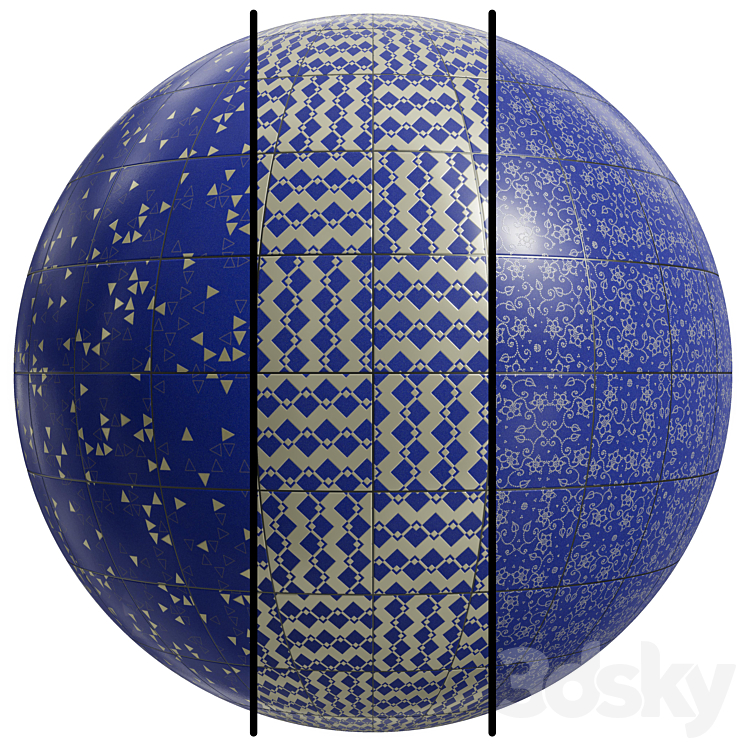 FB145 Pool mosaic glass tiles 4K (indiamart) | 3 Mat | 4k | seamless ...