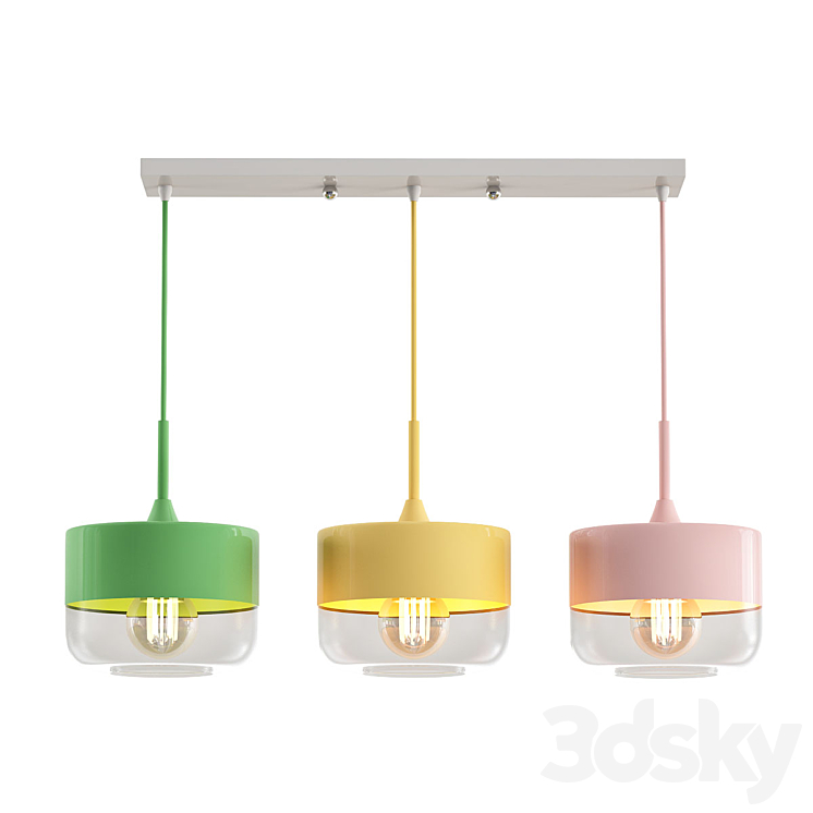 Nord Color Trio2 - Pendant light - 3D model