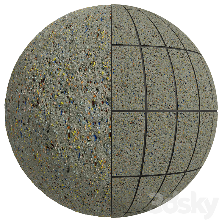 FB189 stone covering | Exposed Aggregate Concrete | 2 mat | 4k - Stone ...