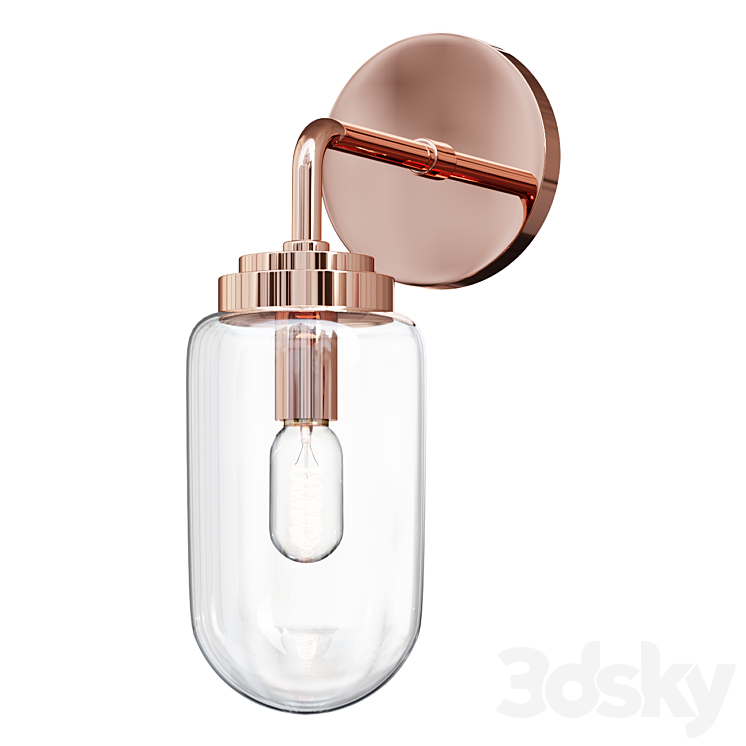 Sconce Capsule Capped Sconce wall lamp - Wall light - 3D model