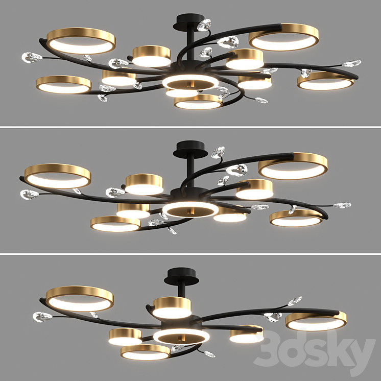 Chandelier 8 by aliexpress - Ceiling lamp - 3D model