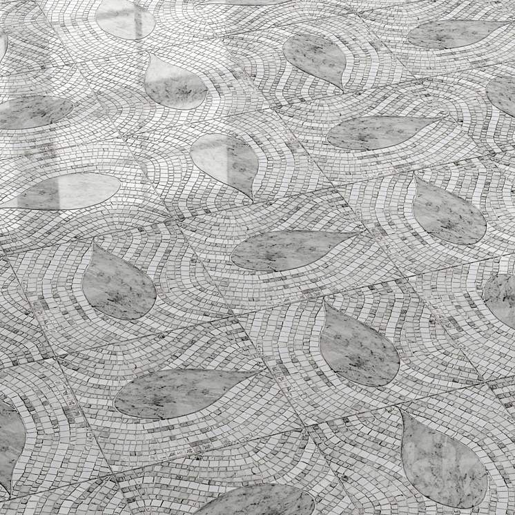 Mosaic Sicis SiciStone Classic Gray CG 16 - Tile - 3D model