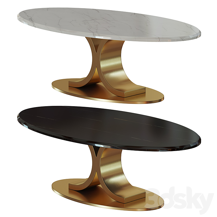 DV Home Collection KENT plus tavolo - Table - 3D model