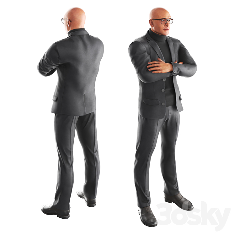 Richard Waiting - Creature - 3D model