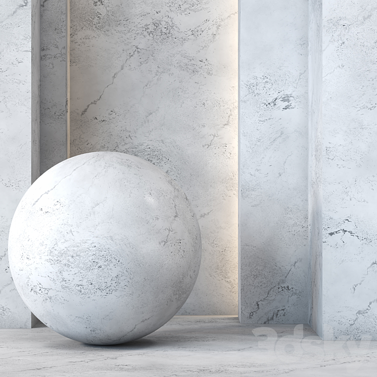 Marble Texture 4K Seamless - Tileable - Stone - 3D model