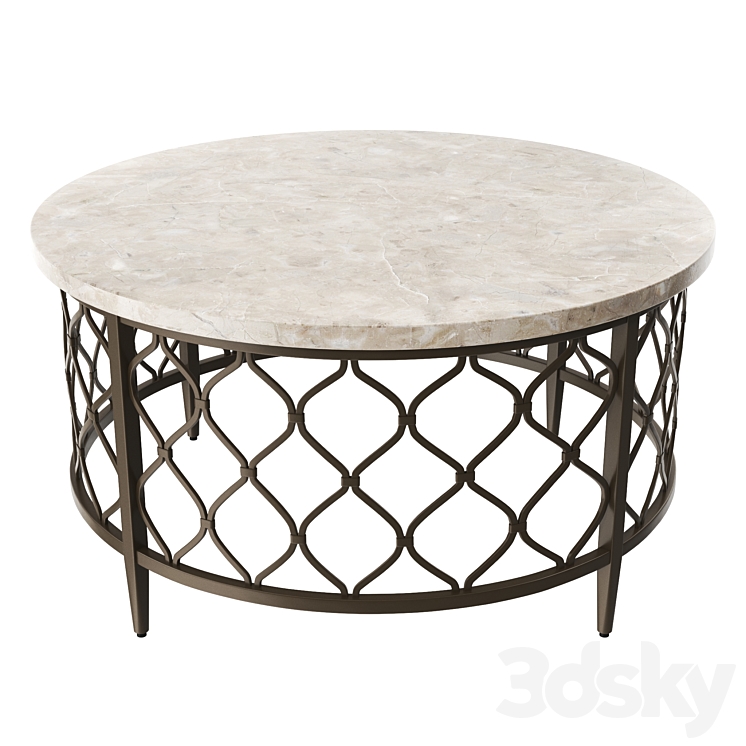 Akbar Coffee Table by World Menagerie - Table - 3D model