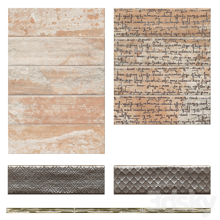 Tesoro Kerama Marazzi tiles - Tile - 3D model