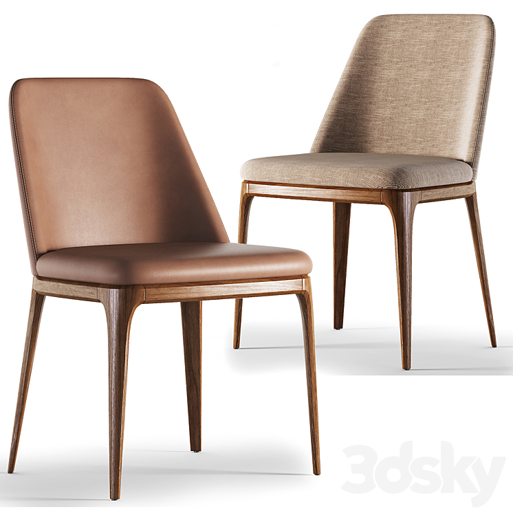 Poliform chair - Chair - 3D model