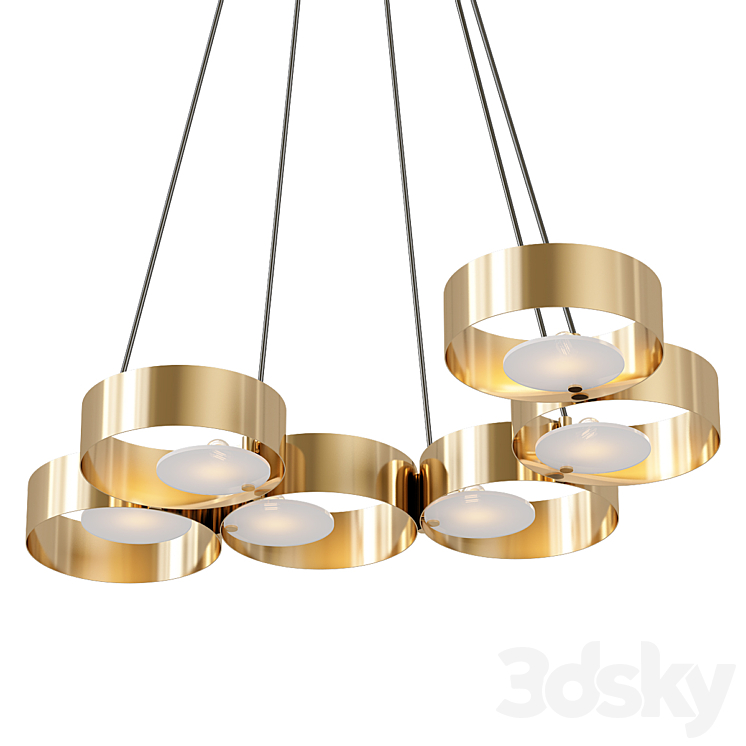 Large Contemporary - Pendant light - 3D model