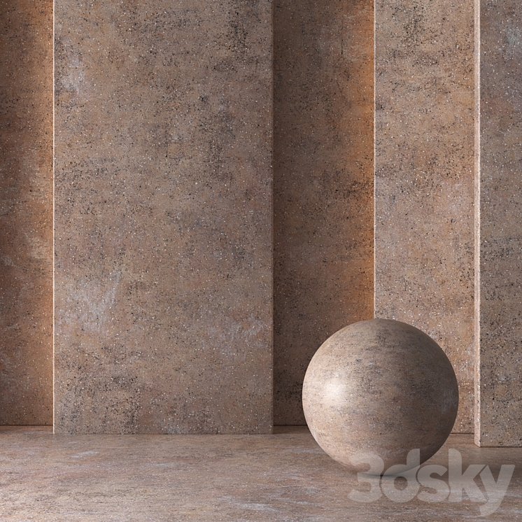 Plaster Material 8K(Seamless - Tileable) DrCG No 89 - Stone - 3D model
