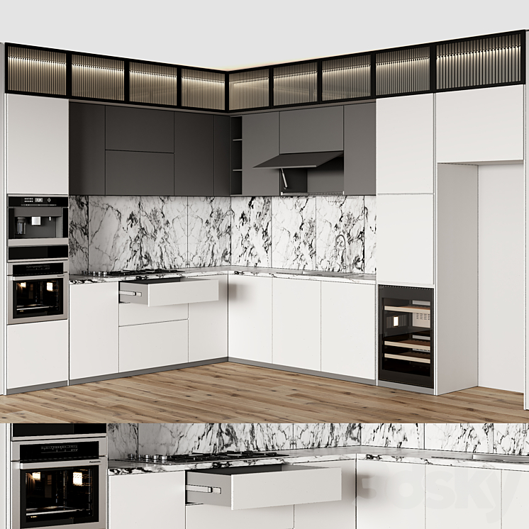 Kitchen O - Kitchen - 3D model