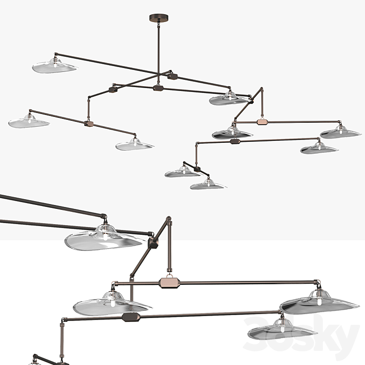 CALLA MOBILE - Pendant light - 3D model