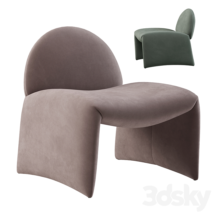 Weiss Accent Chair - Arm chair - 3D model