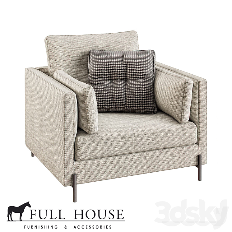 Lucas Sofa Armchair - Arm chair - 3D model