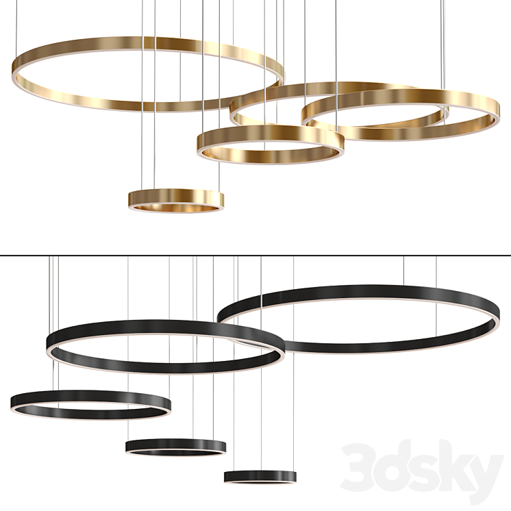 Chandelier 19 by aliexpress - Pendant light - 3D model