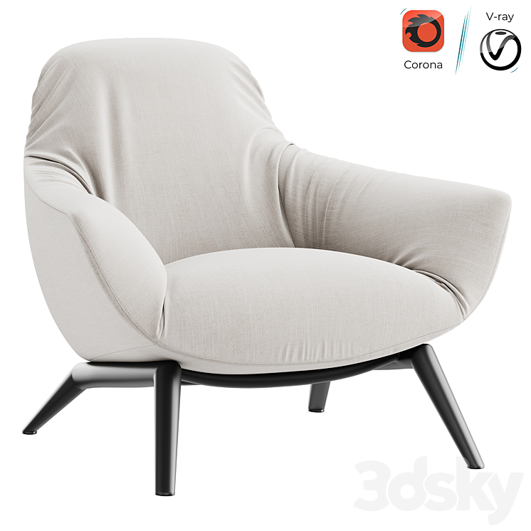 FLORENTIA_Armchair - Arm chair - 3D model