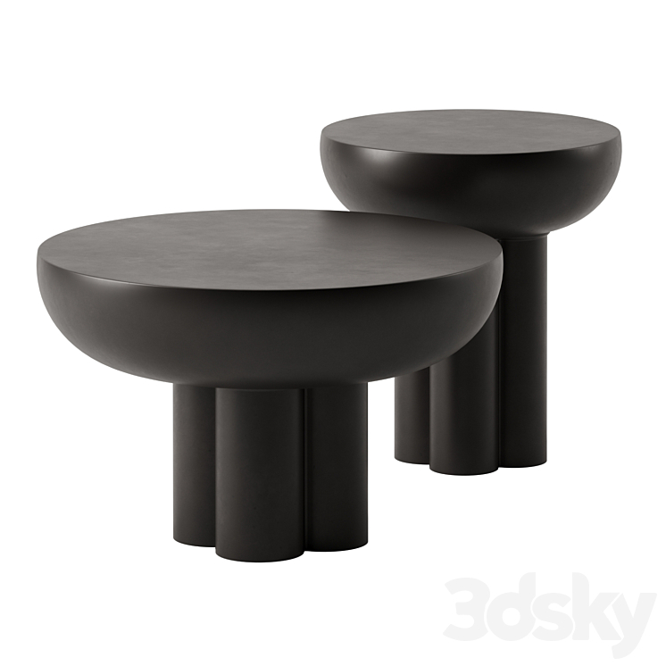 CROWN coffee tables by 101 Copenhagen - Table - 3D model