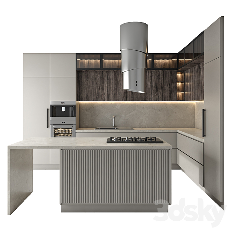 kitchen set 29 - Kitchen - 3D model