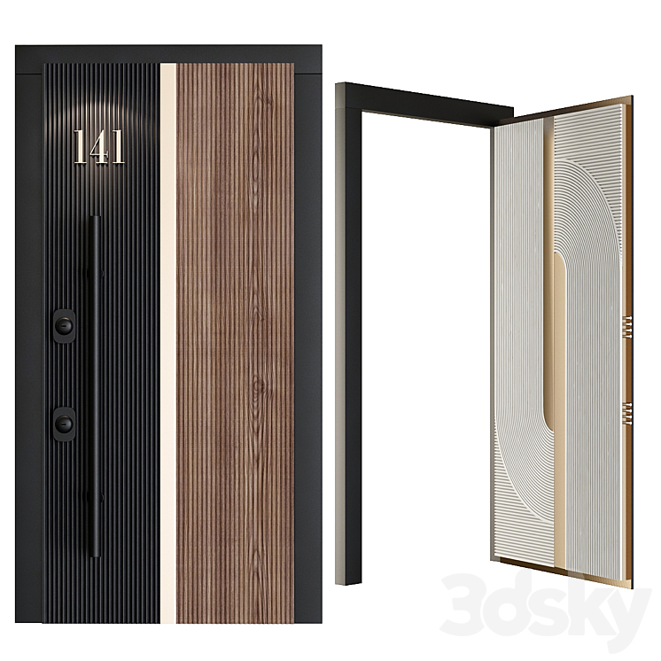 blackwave door - Doors - 3D model