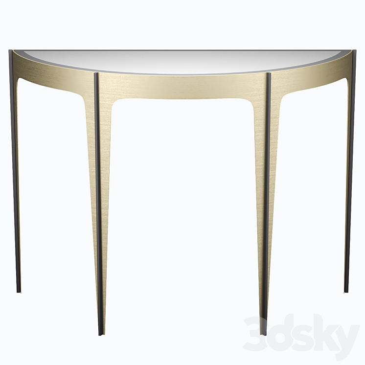 CONSOLE TABLE ARTEMISA brass finish - Console - 3D model