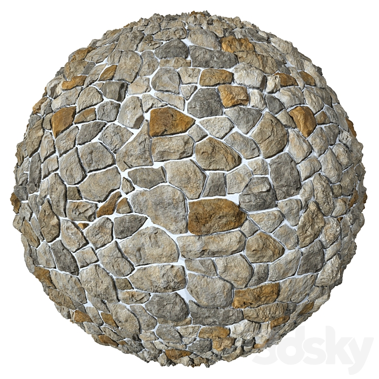 Stone seamless texture 10 - Stone - 3D model