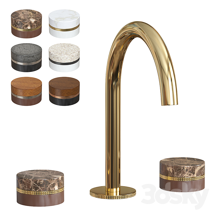 Washbasin mixer Stella Macarons 3223 - Faucet - 3D model