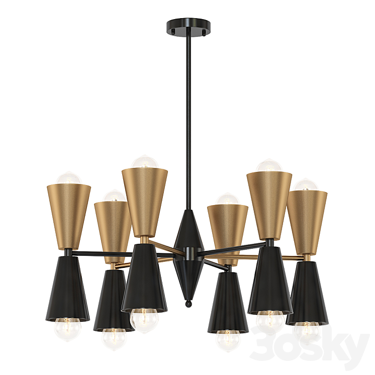 BARBELL - Pendant light - 3D model