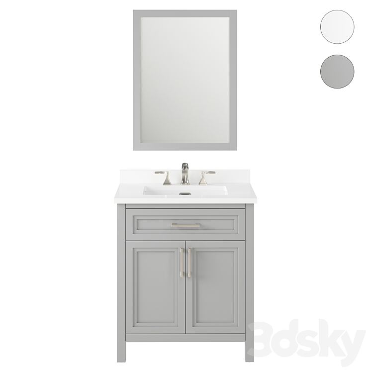 Vanity OVE Laney 30 Vanity - Bathroom furniture - 3D model