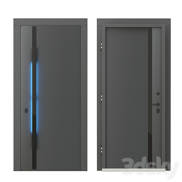 Flexo Neo entrance door - Doors - 3D model