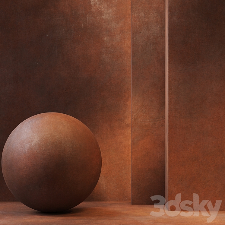 Metal Rust / PBR / Seamless / 4k / set05 - Metal - 3D model