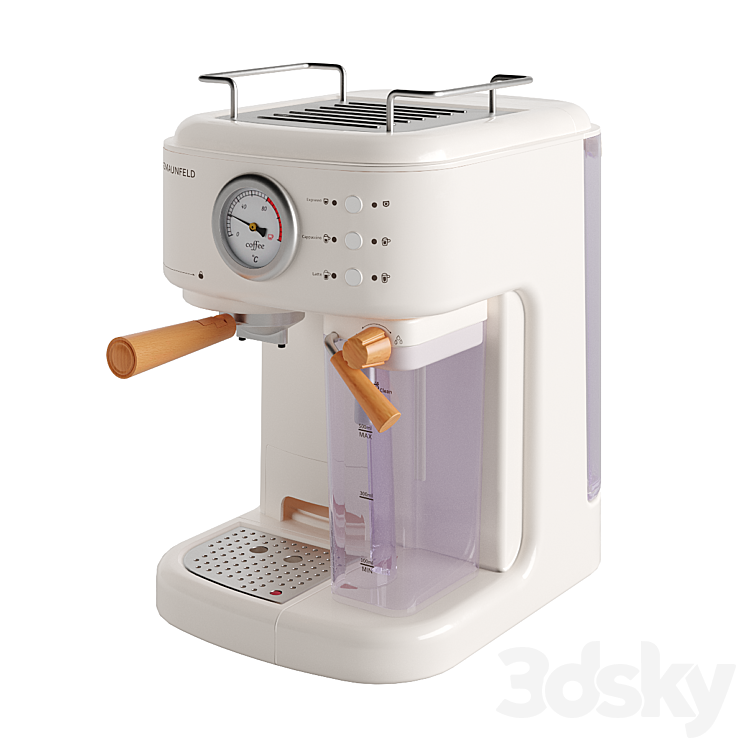 Coffee machine MAUNFELD_MF-737BG_PRO - Kitchen appliance - 3D model