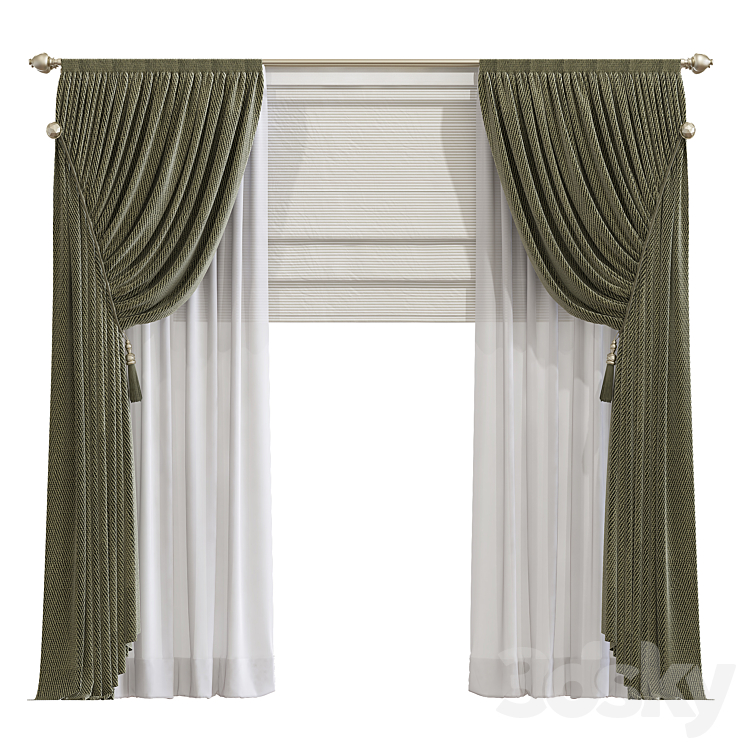 Curtain #124 - Curtain - 3D model