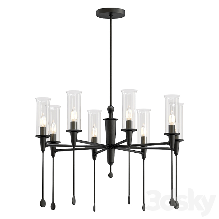Chisel Chandelier - Pendant light - 3D model