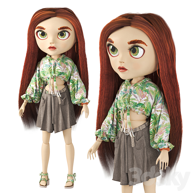 blythe doll - Toy - 3D model