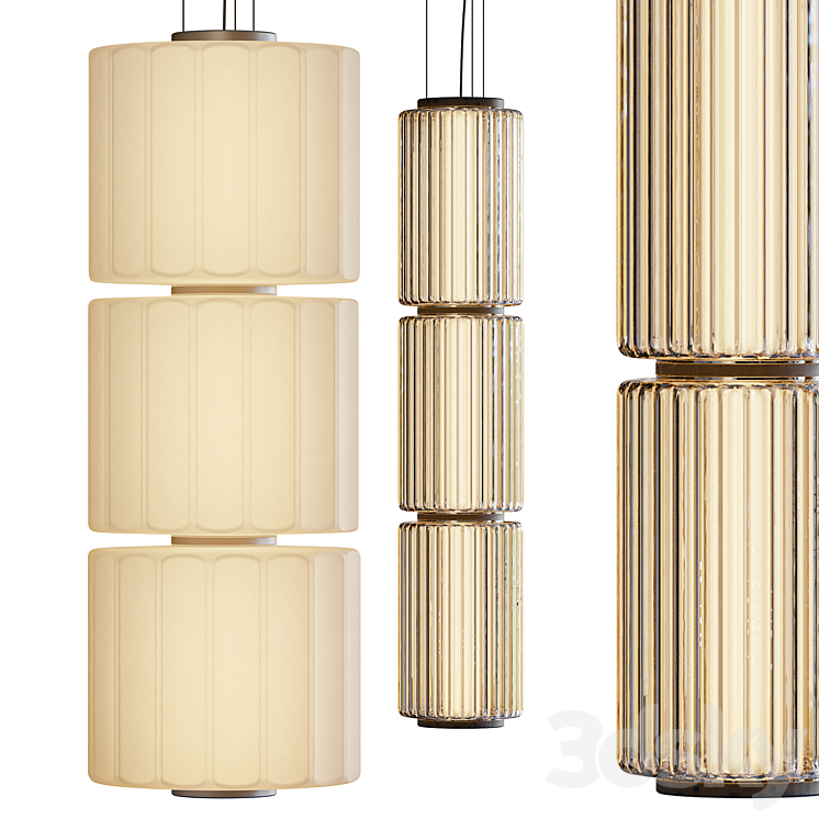 ANDlight Column Pendant series - Pendant light - 3D model
