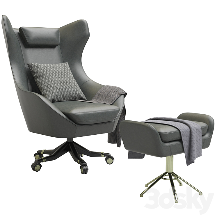 Scandi Two Armchair - Arm chair - 3D model