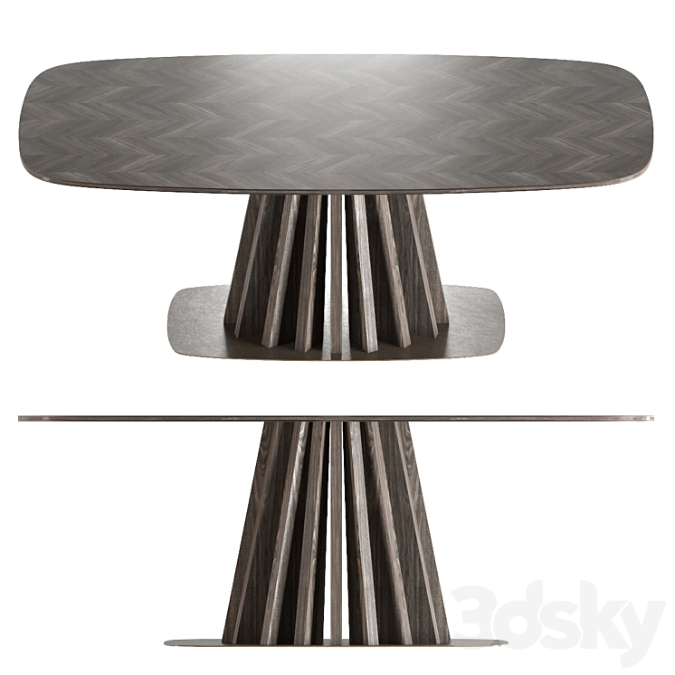 Dragonfly Wide Cipriani Homood - Table - 3D model