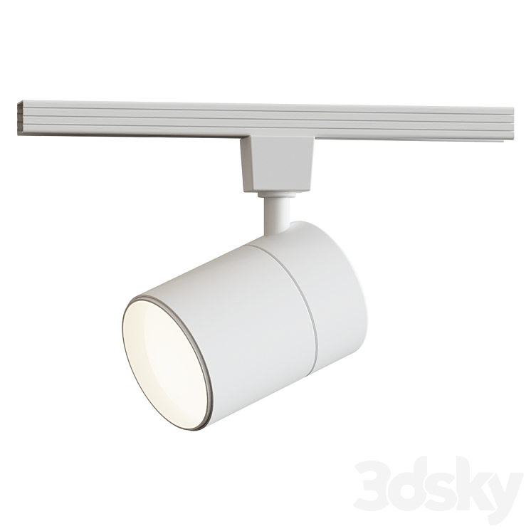 Summit White ACLED Track Light 15W Line Voltage Cylinder H-Track Head ...