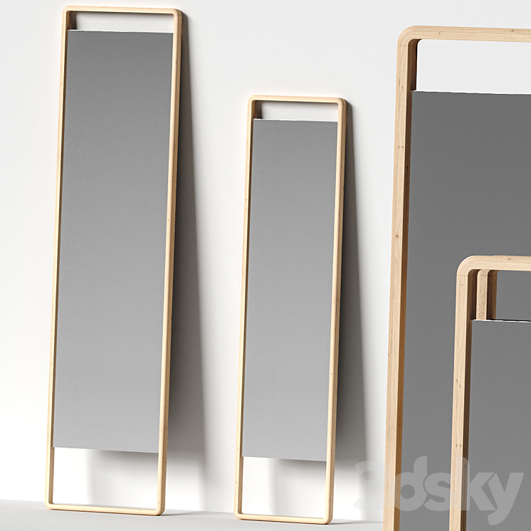 HINOKI - Okawa Hinoki Workshop - Mirror - 3D model