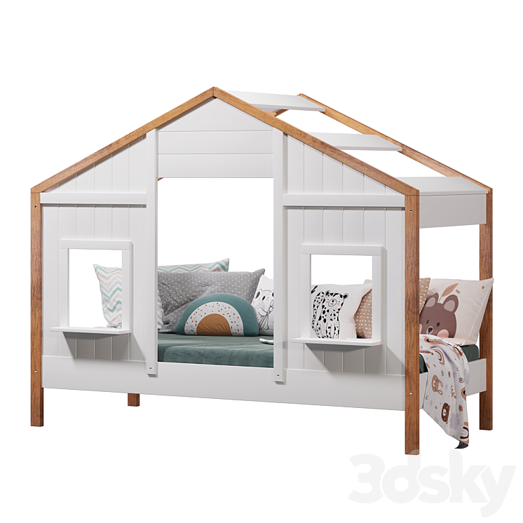 Babs House Bed - Bed - 3D model